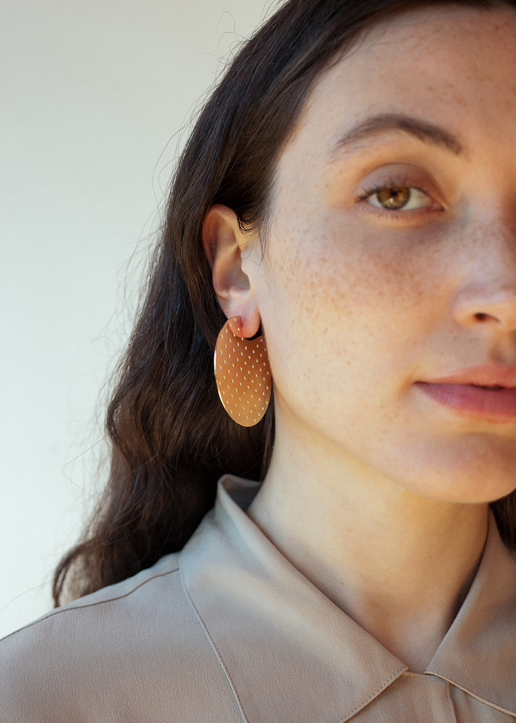 Perforated Hoops – Minoux Jewelry