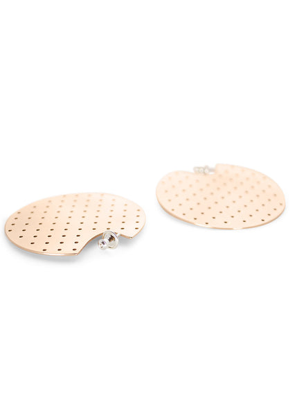 Perforated Hoops – Minoux Jewelry